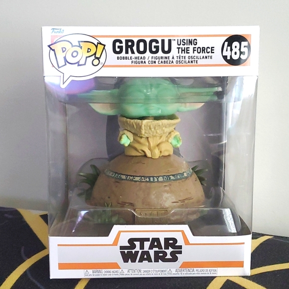 Funko | Toys | Star Wars Grogu Using The Force Funko Pop 485 The ...